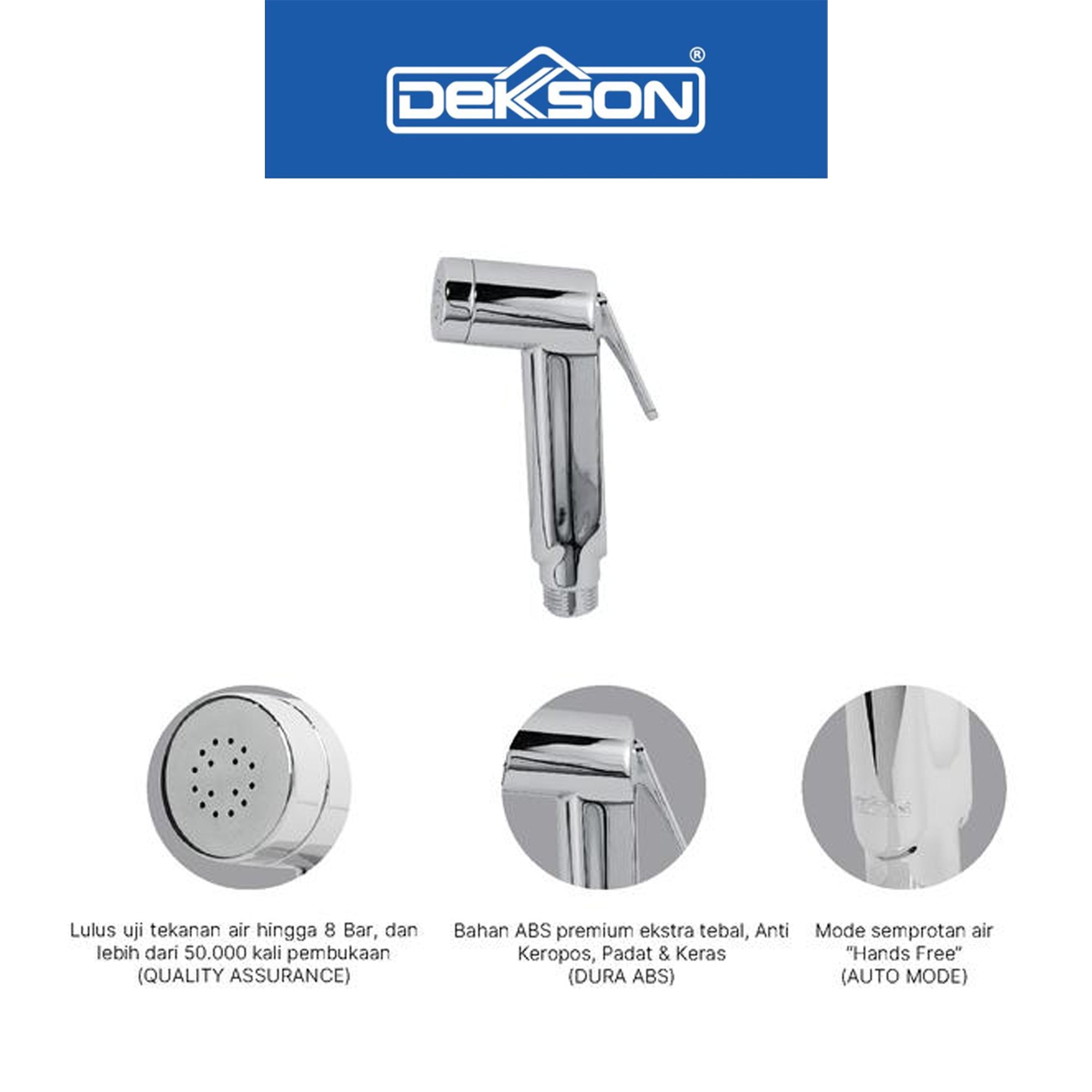 Jet Shower Head Dekkson JSH 8102 Kepala Jet Shower Toilet Kamar Mandi ...