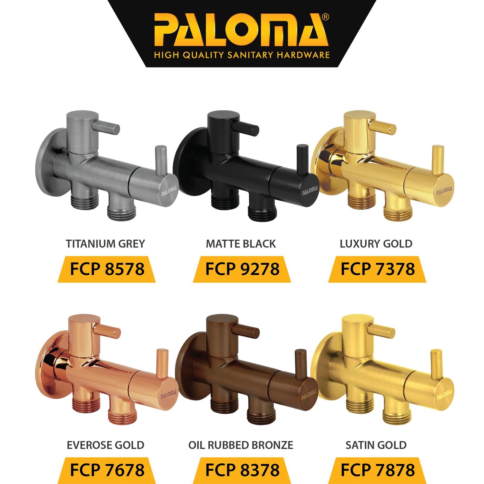 PALOMA Keran Stop Valve Cabang Faucet Keran Toilet Keran WC Keran Jet ...