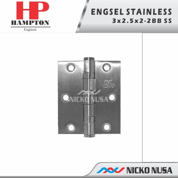 ENGSEL STAINLESS HAMPTON 3X2.5X2 2BB SS