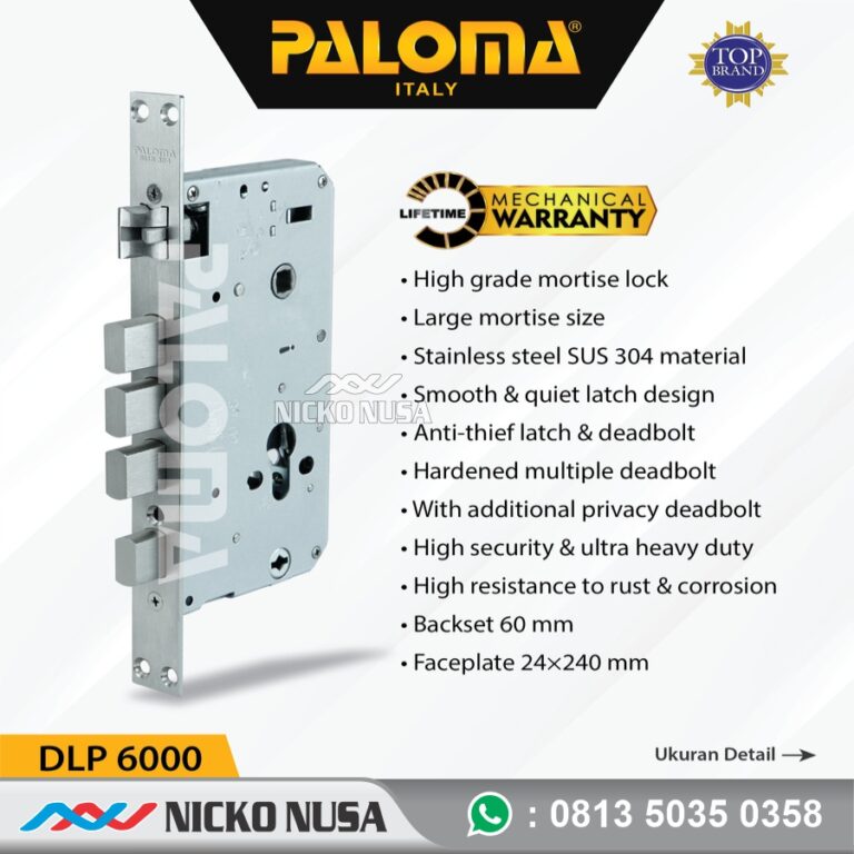 PALOMA DLP 6000 Smart Digital Lock with Face Recognition